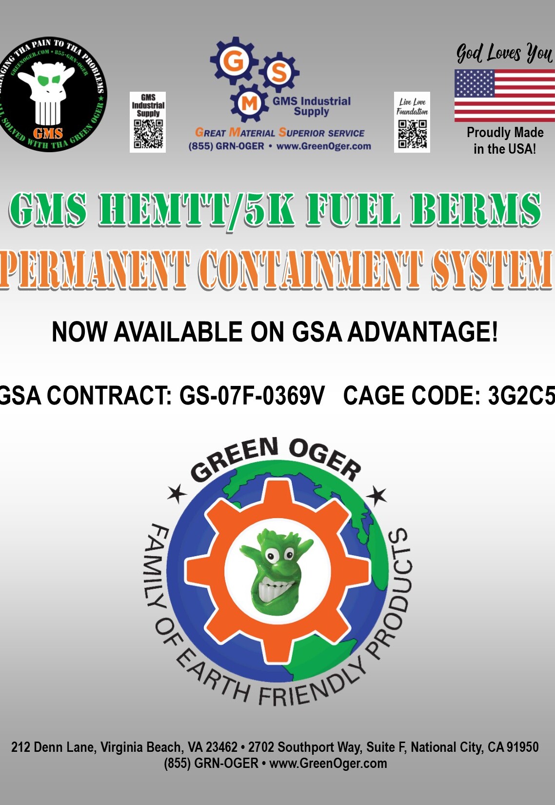 GMS HEMTT/5K Fuel Berms